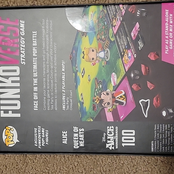 Funko | Games | Brand New Alice In Wonderland Funkoverse Strategy Game ...